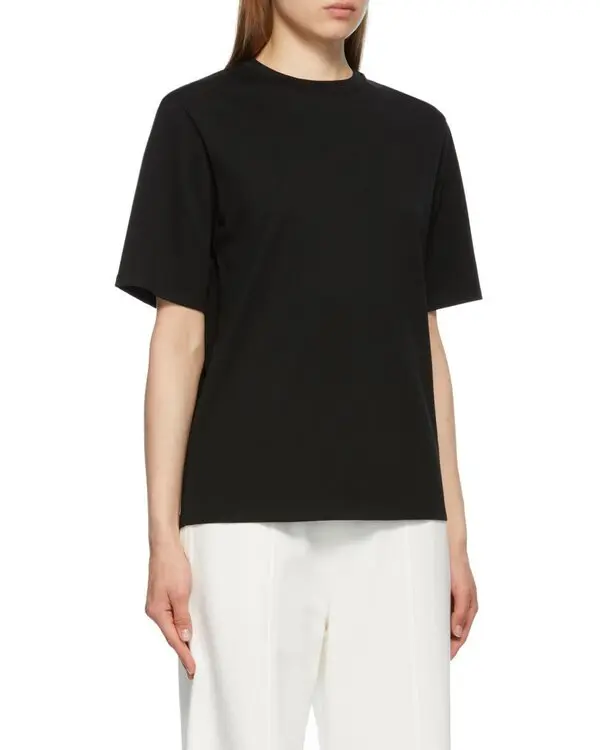 THE ROW Chiara Boxy T-shirt - Black