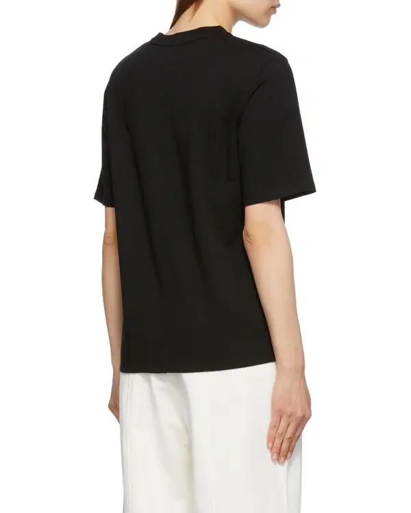 THE ROW Chiara Boxy T-shirt - Black