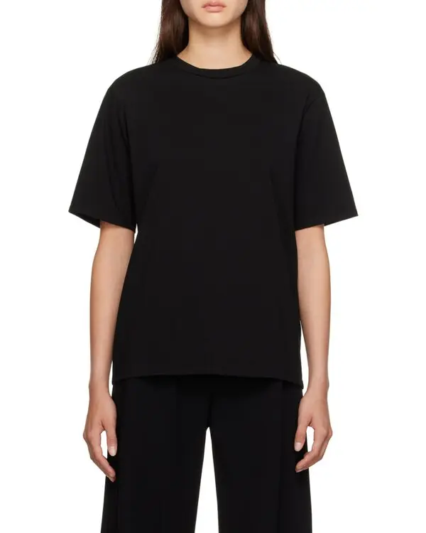 THE ROW Chiara Boxy T-shirt - Black