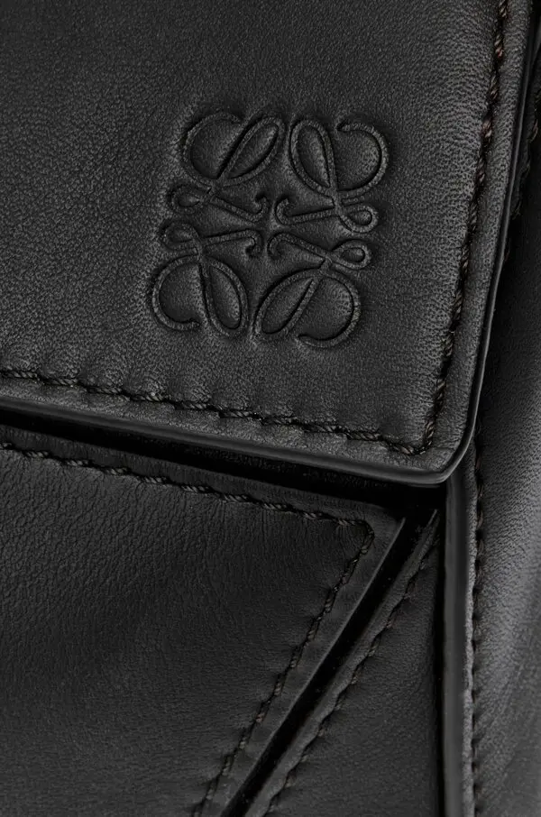 Loewe Small Puzzle Bag With Woven Handle