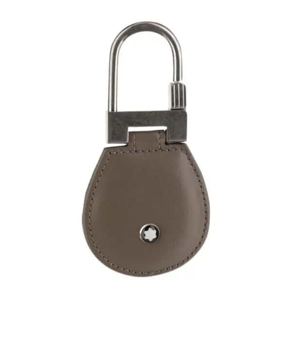 Montblanc Logo Plaque Kye Fob - Brown