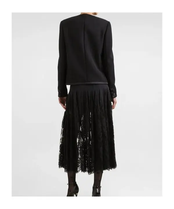 Dolce & Gabbana Single-breasted Jacket With Satin Trim