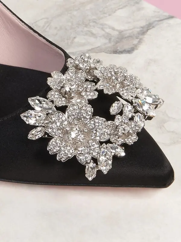 ROGER VIVIER Bouquet Strass Buckle Pumps