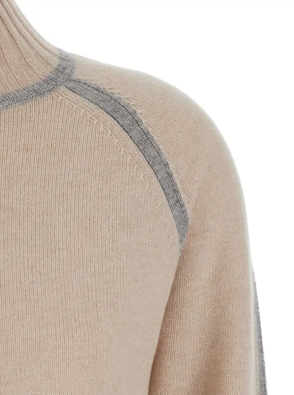 Max Mara Pescara High Neck Jumper - Nude