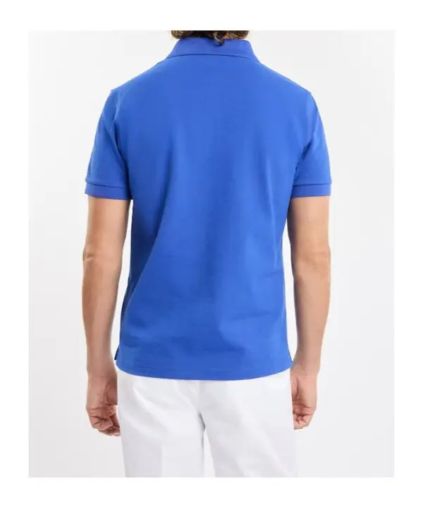 FAY Short-sleeve Polo Shirt - Light Blue