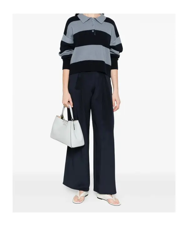 Max Mara Pleated Front Wide Leg Trousers