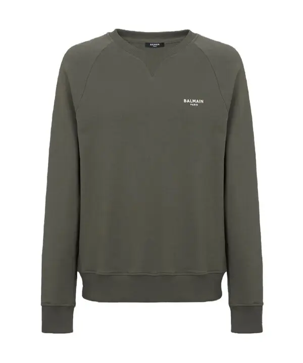 Balmain Long Sleeve Logo Sweater