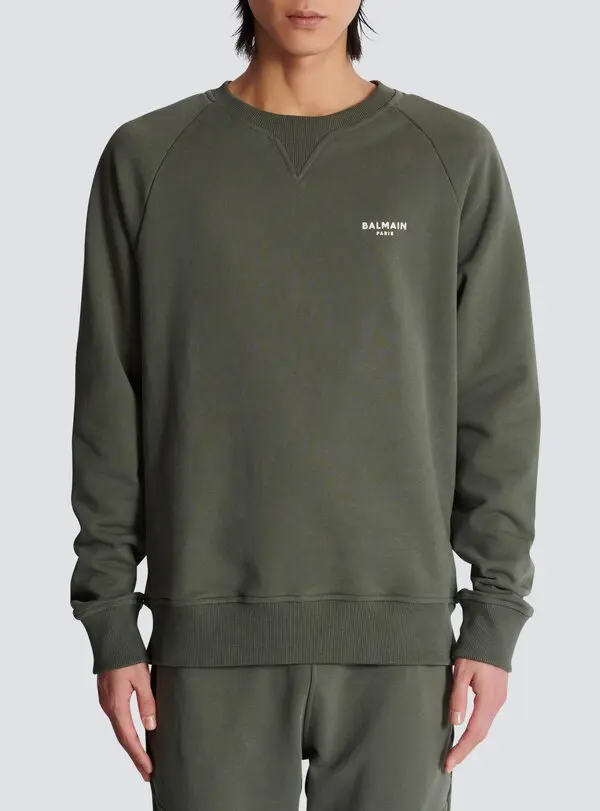 Balmain Long Sleeve Logo Sweater