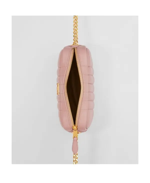 Burberry Lola Quilted Lambskin Mini Bag - Pink