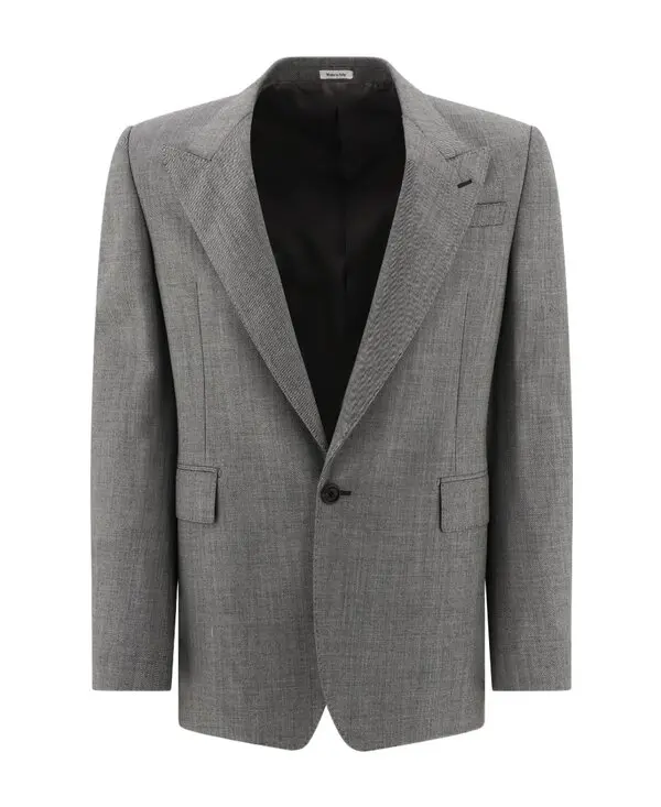Alexander McQueen Single-breasted Tailored Blazer