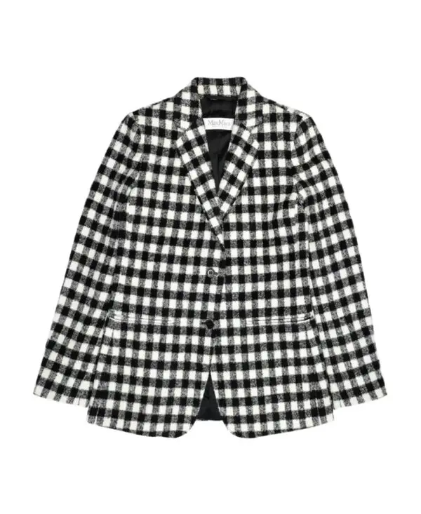 Max Mara Checked Suit Coat