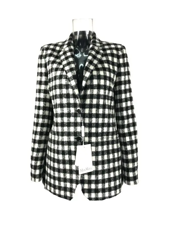 Max Mara Checked Suit Coat