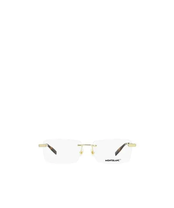 Montblanc Square Flat Mirror Eyeglasses - White
