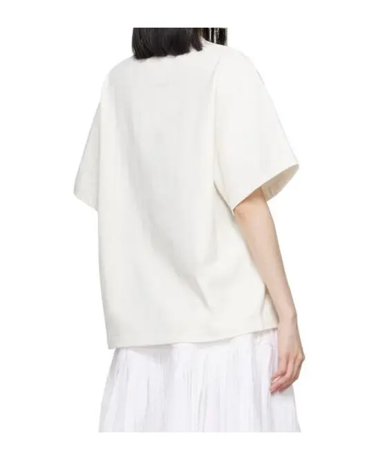 JIL SANDER Logo Print T-shirt - White