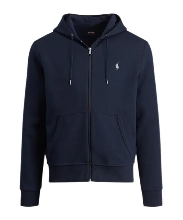 Polo Ralph Lauren Embroidered Zip-up Hoodie - Navy