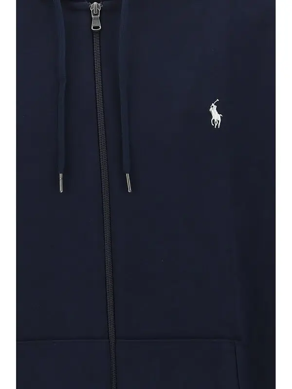Polo Ralph Lauren Embroidered Zip-up Hoodie - Navy