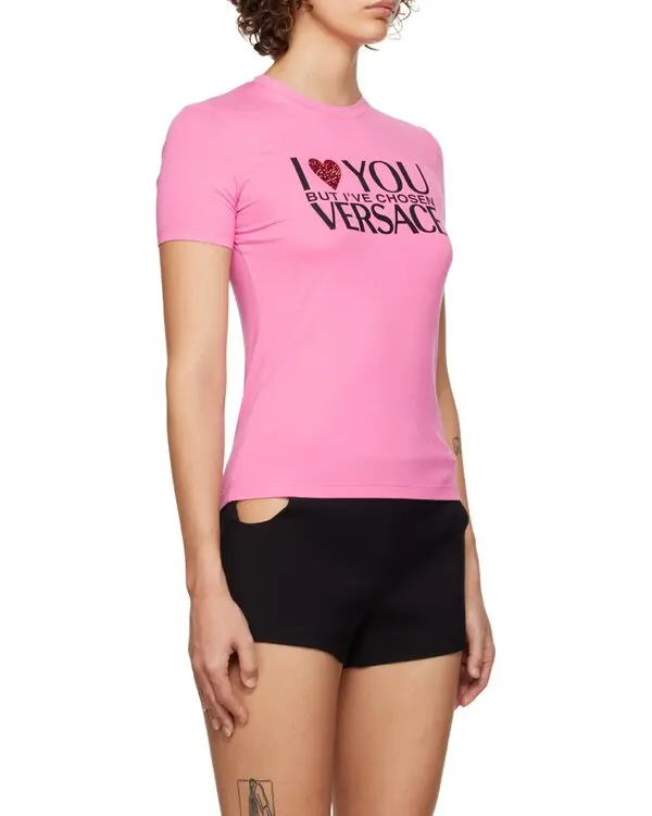 Versace Logo Print T-shirt
