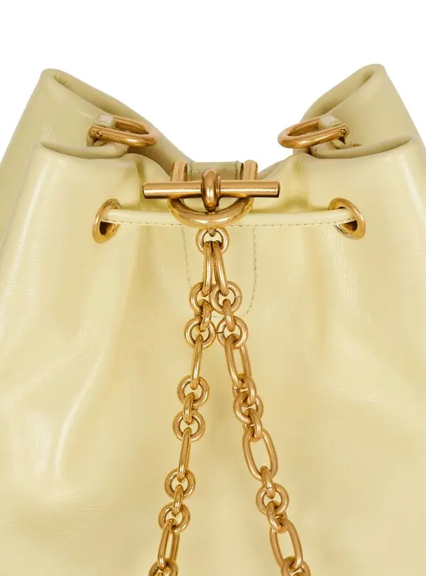 Balmain Drawstring Bucket Backpack