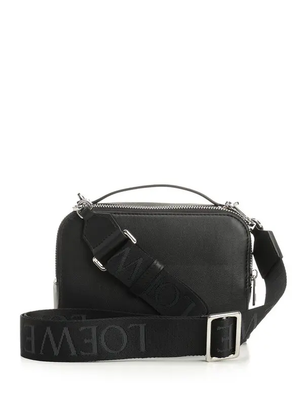 Loewe Logo Patch Mini Camera Bag - Black