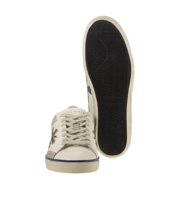 Premiata Lace-up Low-top Casual Sneakers - Nude