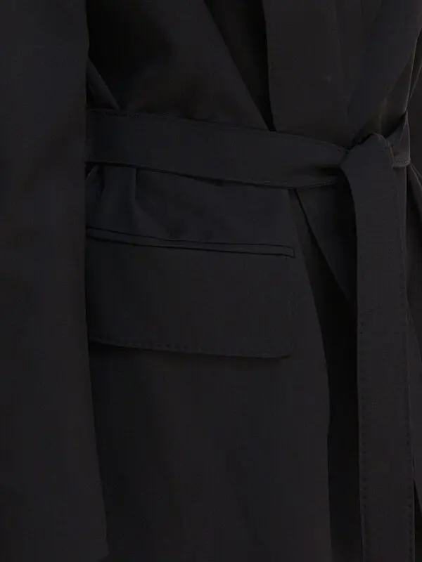 Max Mara Talento Long-sleeved Jacket With Tie Detail