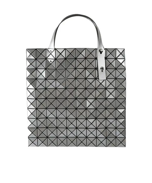 Issey Miyake Geometric Top Handle Bag - Silver