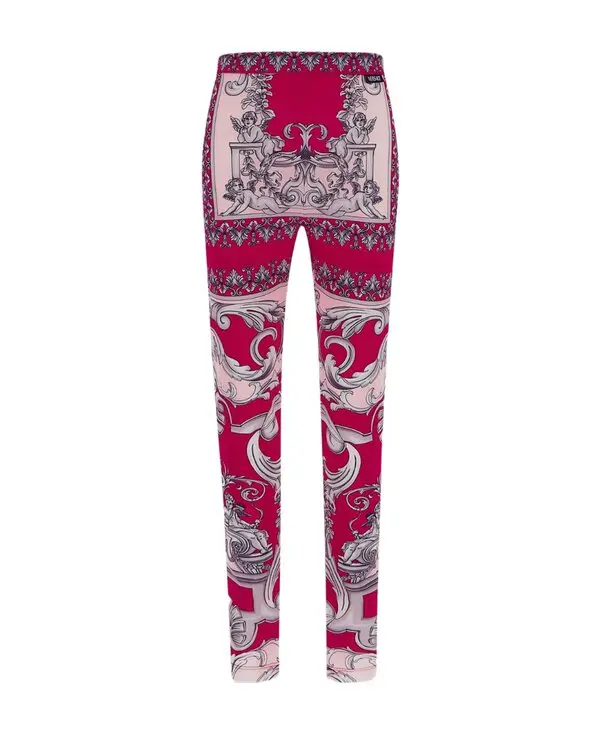 Versace Baroque Printed High Waist Leggings