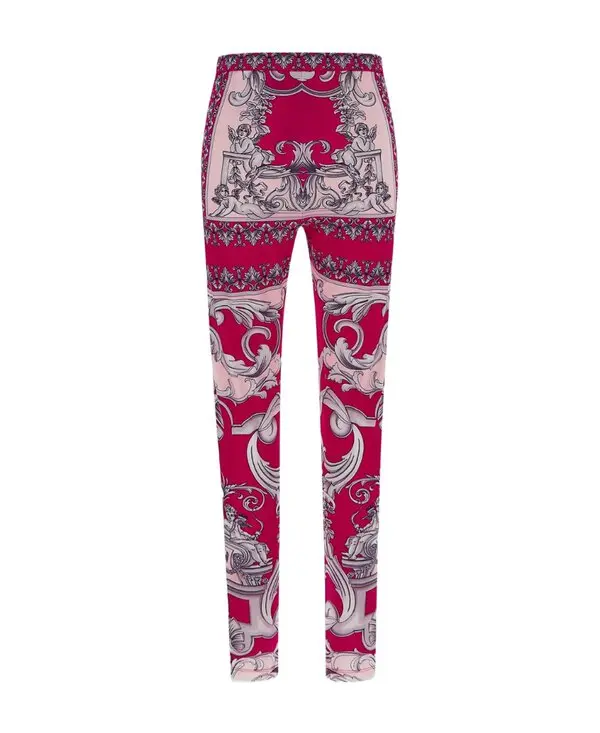 Versace Baroque Printed High Waist Leggings