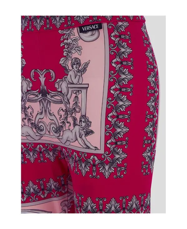 Versace Baroque Printed High Waist Leggings