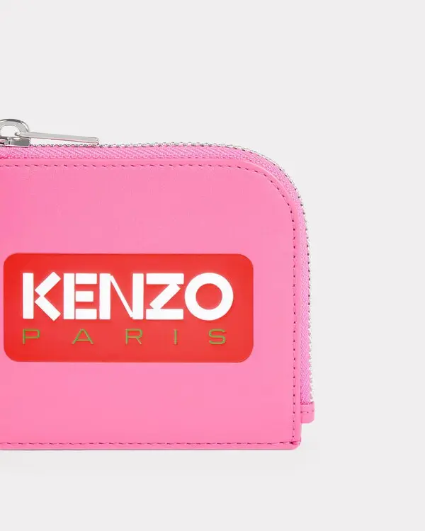 Kenzo Leather Wallet - Pink