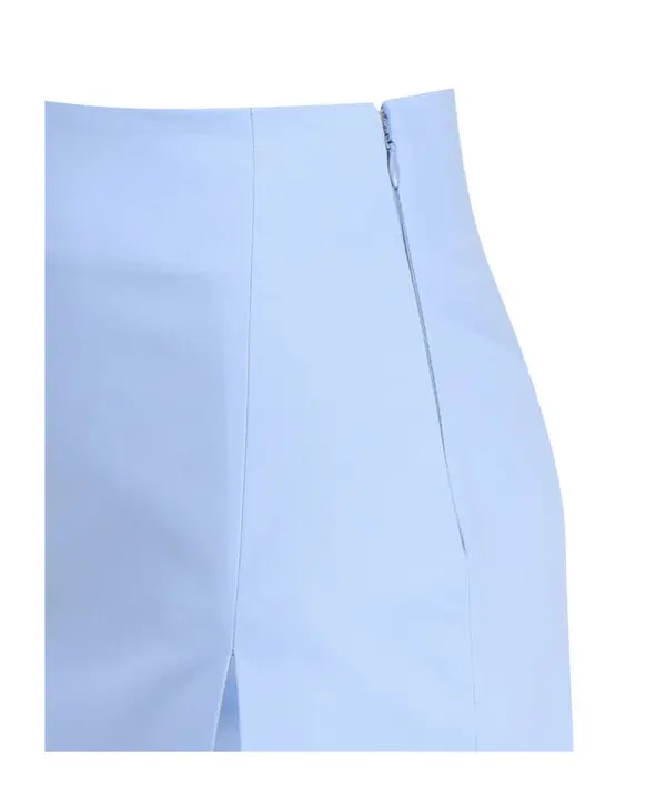 Andamane Skirt With Side Slit - Blue