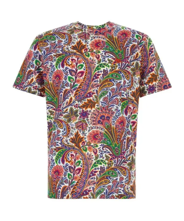 Etro Paisley Printed Short-sleeved T-shirt
