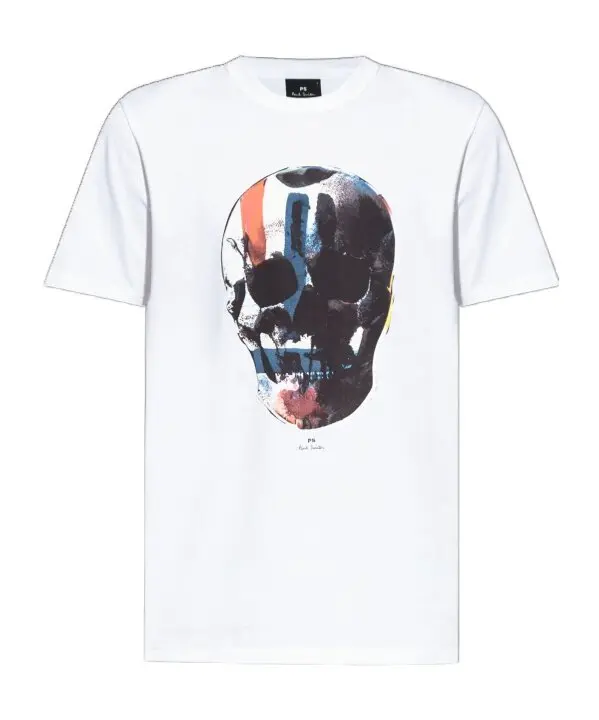 Paul Smith Skull-print Cotton T-shirt