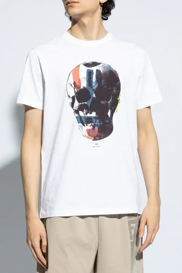 Paul Smith Skull-print Cotton T-shirt