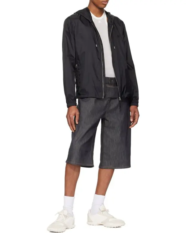 COURREGES Courrèges Drawstring Hooded Windbreaker