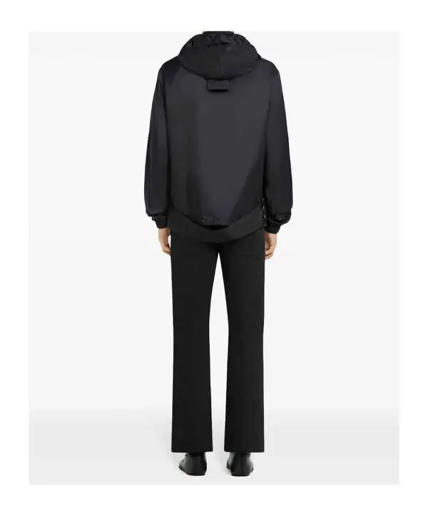 COURREGES Courrèges Drawstring Hooded Windbreaker