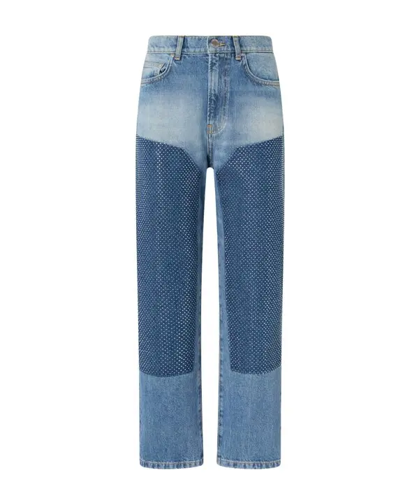 Pinko Appliqué-patch Straight-leg Jeans