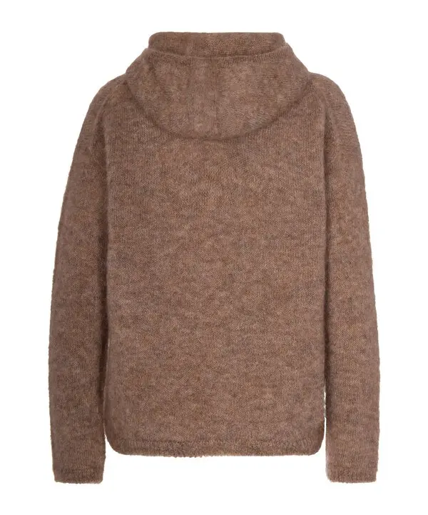 Max Mara Knitted Hoodie - Brown