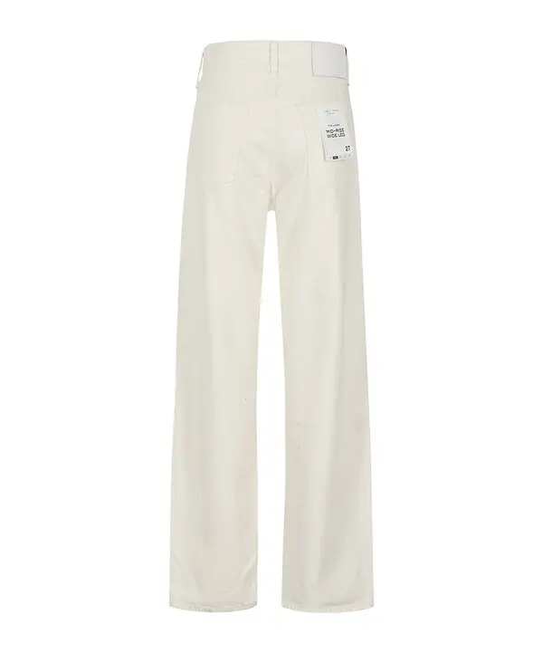 Rag & Bone High-rise Straight-leg Jeans - White