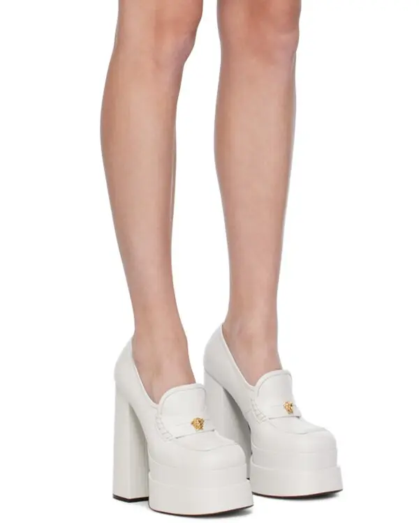 Versace Allover Logo-jacquard Knitted Mini Skirt - Green