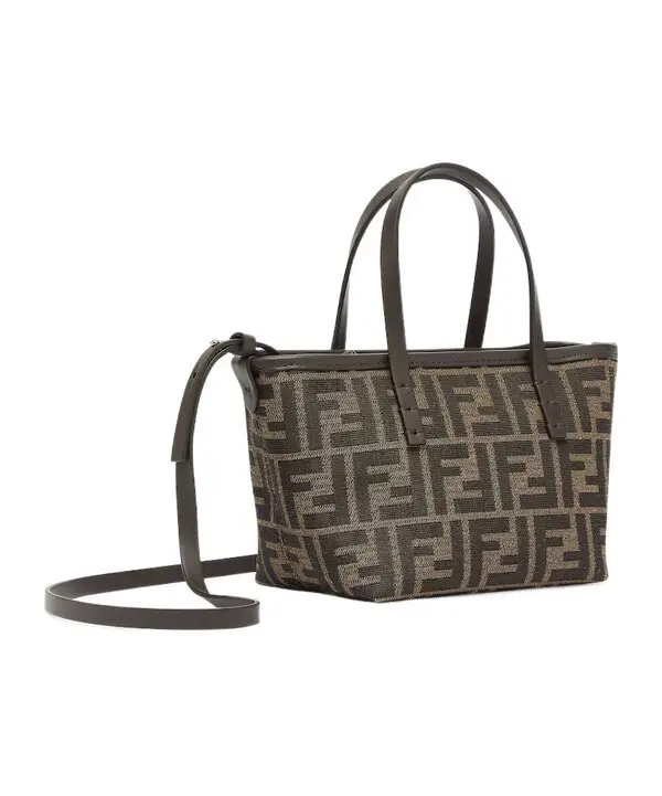 Fendi Roll Monogrammed Mini Tote Bag