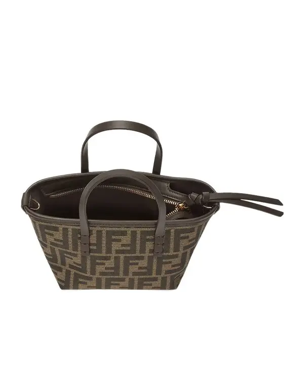 Fendi Roll Monogrammed Mini Tote Bag