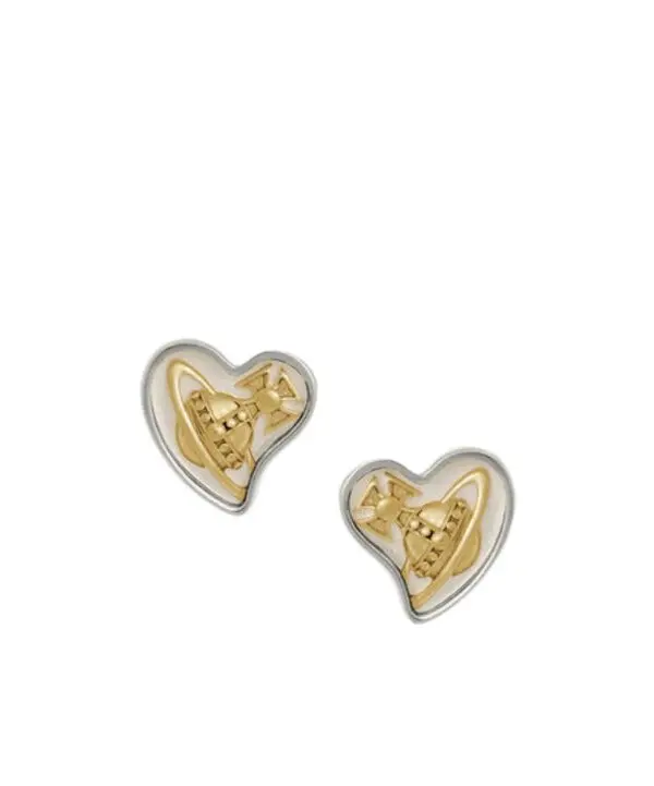 VIVIENNE WESTWOOD Faye Earrings - Platinum/gold