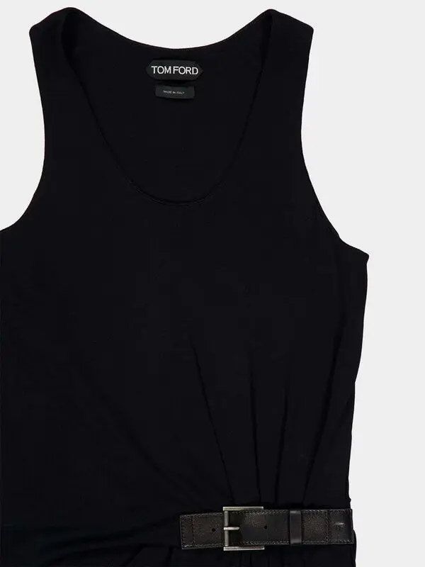 TOM FORD Strapless Draped Tank Dress