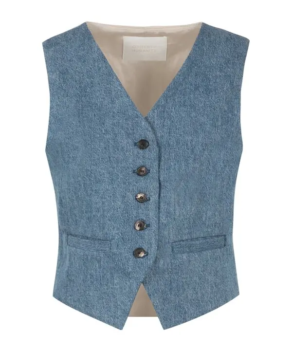 Citizens Of Humanity Denim Button Vest