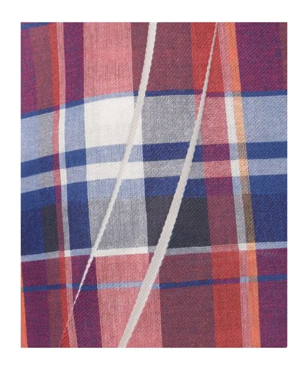 Comme Des Garçons Plaid Shorts With Button Fastening