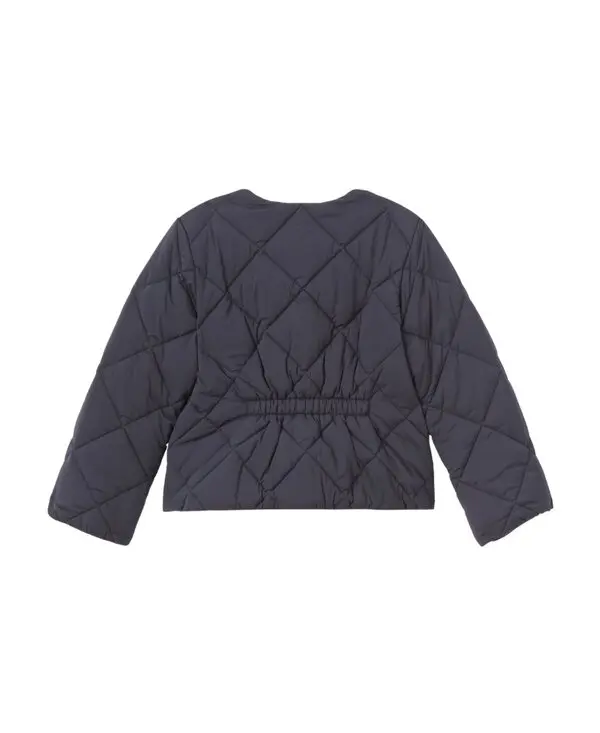 Burberry Diamond Quilted Zip-up Jacket