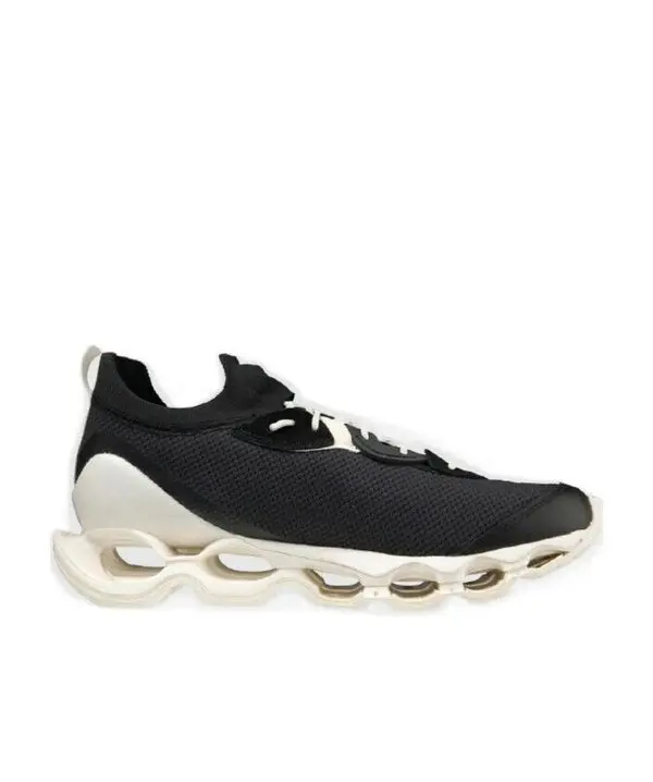 Mizuno Side Logo-detail Low-top Sneakers - Black