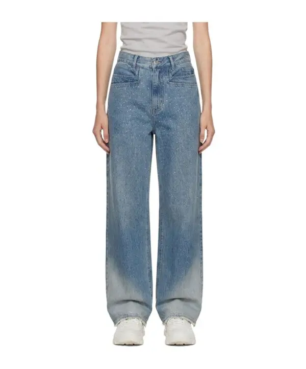 Marissa Chiara Embellished Belt Loop Jeans