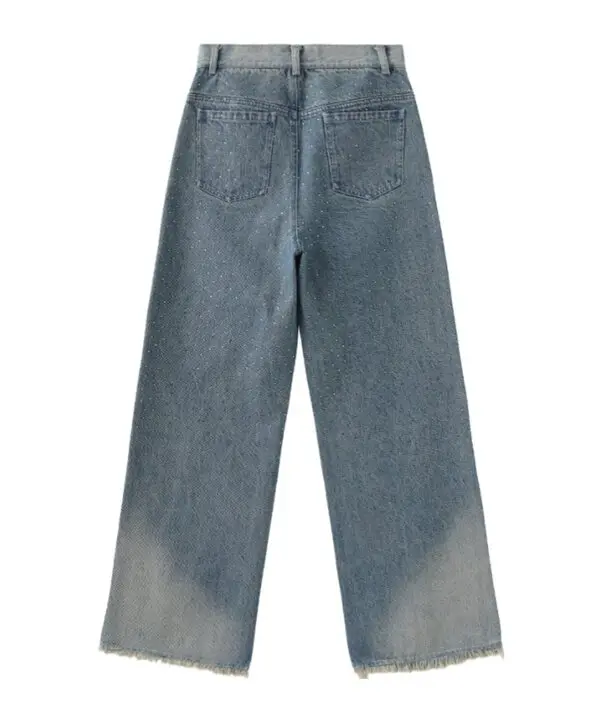 Marissa Chiara Embellished Belt Loop Jeans
